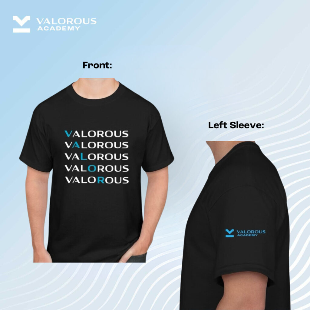 Valorous Academy Valor Tee - Valorous Academy